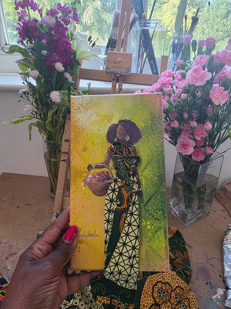 "Anokosha" meaning "Important" (Mini Artwork)– OnaiiArt